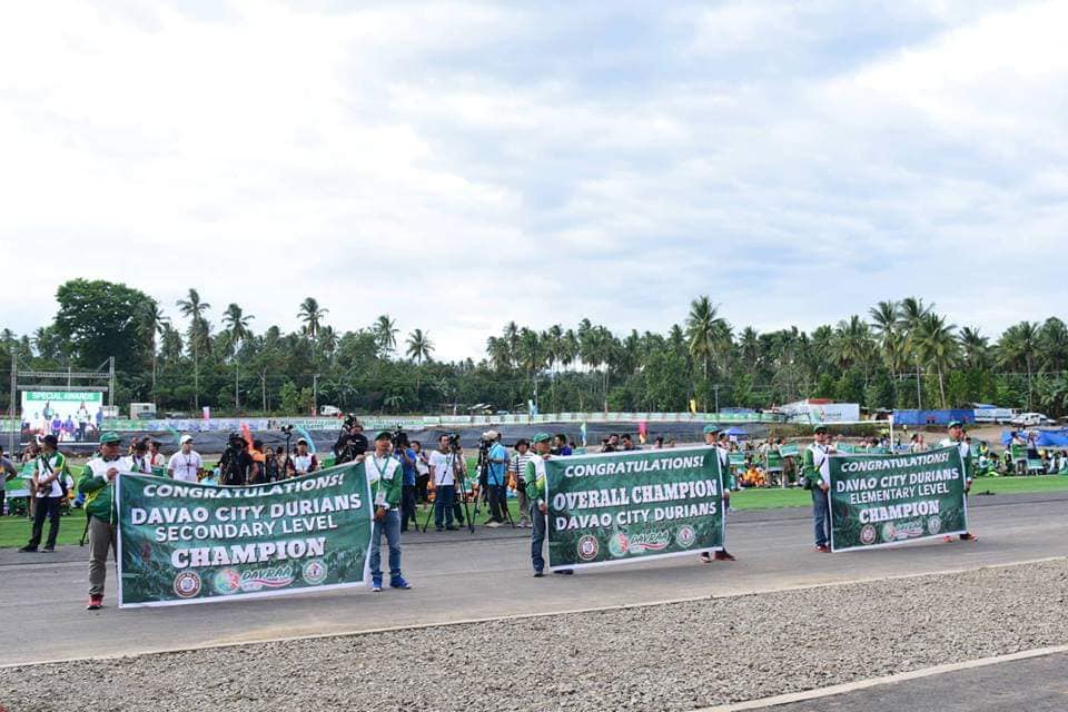 DAVAO CITY DURIANS IS DAVRAA CHAMP - City Government of Davao DAVAO CITY DURIANS IS DAVRAA CHAMP - City Government of Davao